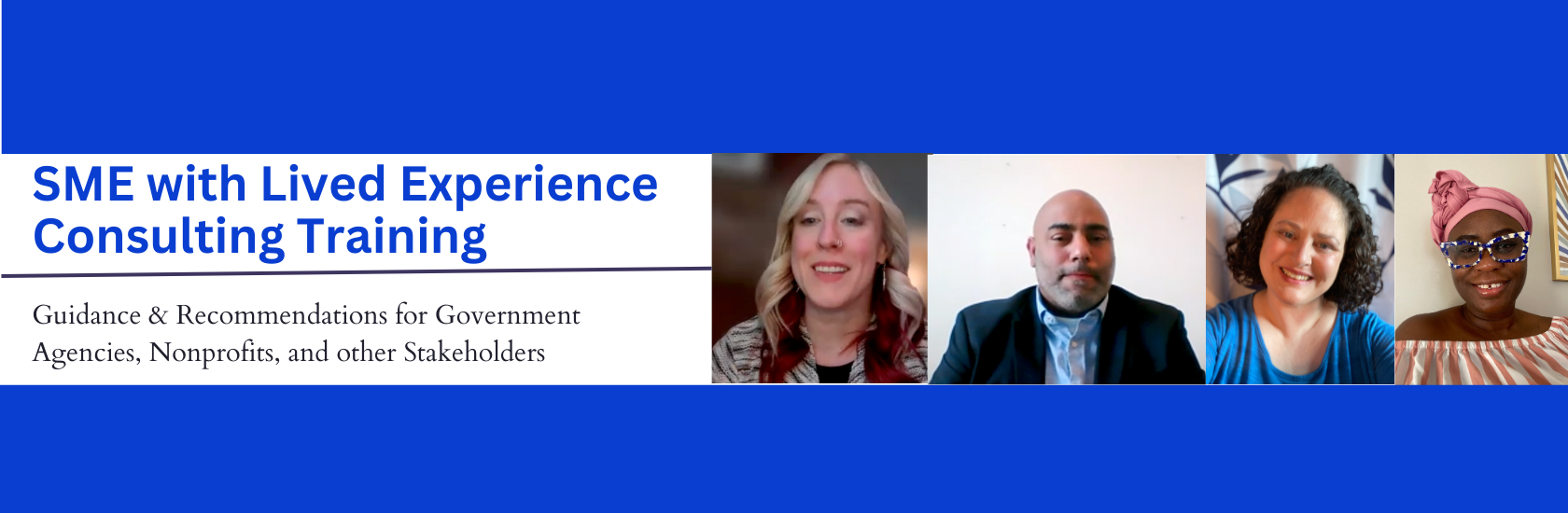 Engaging SMEs with Lived Experience Training Module 4 - TES Training Center